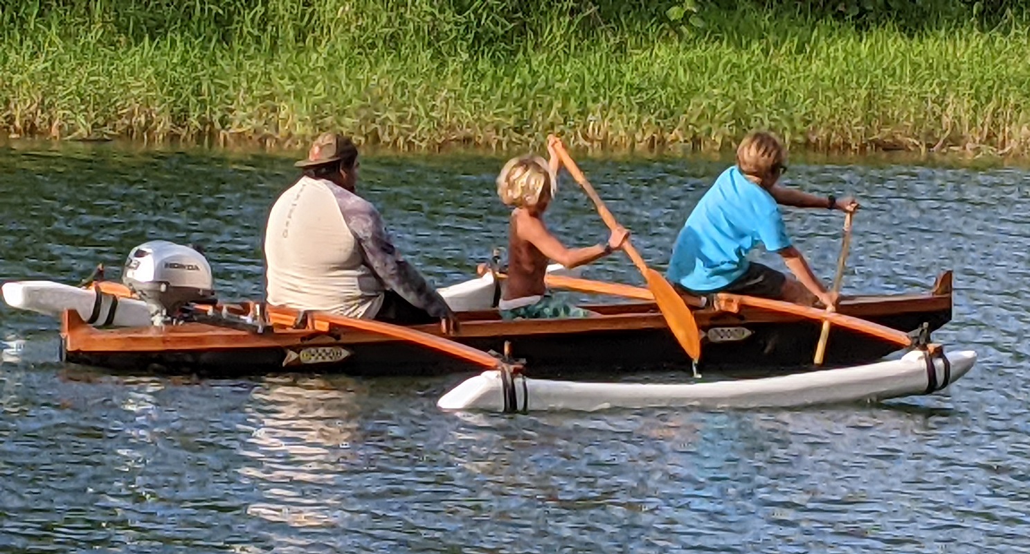 Hawaiian Style Three Plank Canoe - Kulea Canoes