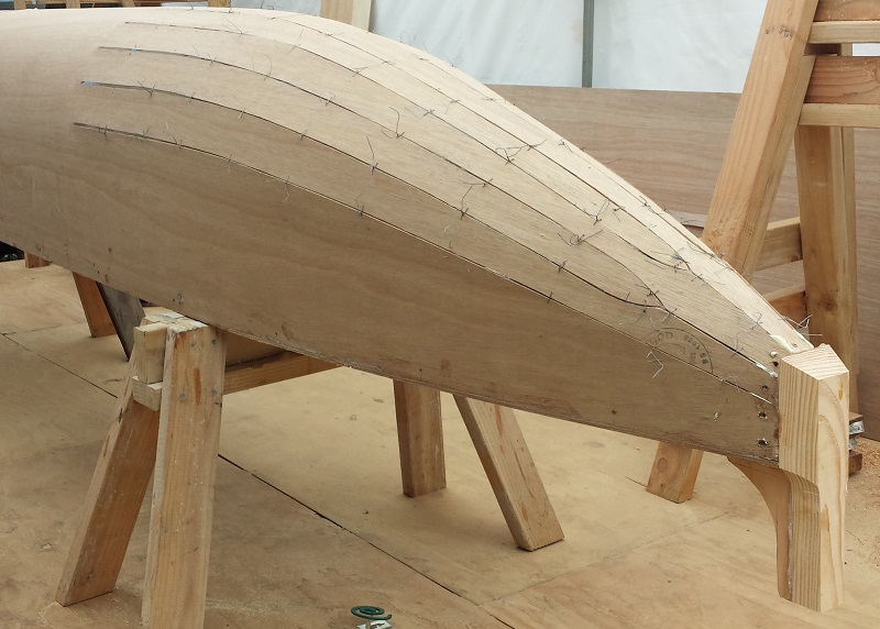 Origami Canoe - Cutting And Bending The Outrigger Canoe Into Shape ...