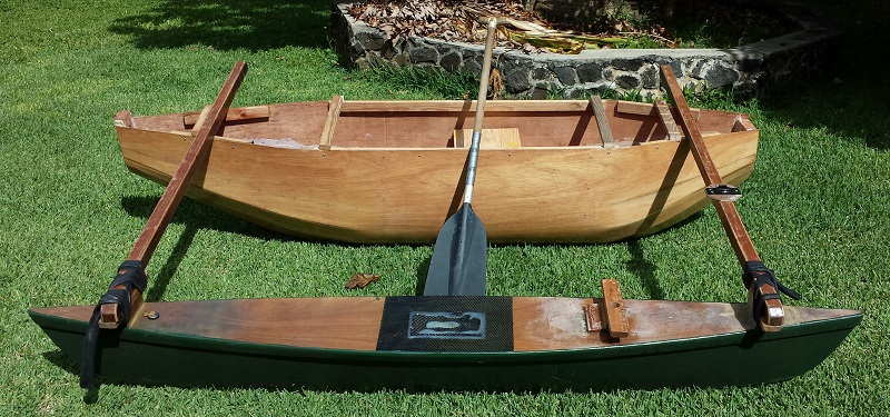 Origami Canoe - Cutting And Bending The Outrigger Canoe Into Shape ...